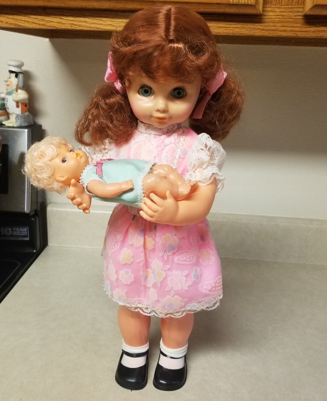 1950s the Musical Doll June and Julie 19 Inch Doll With 6.5 Inch Baby ...