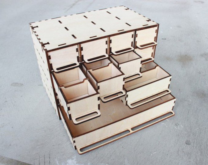 CNC File Drawer Organizer SVG DXF - Etsy Canada