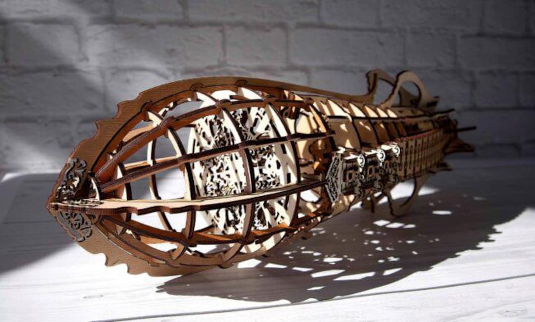 Laser Cut Nautilus Shell Lamp Template, Vector File for Wood CNC, Ocean ...