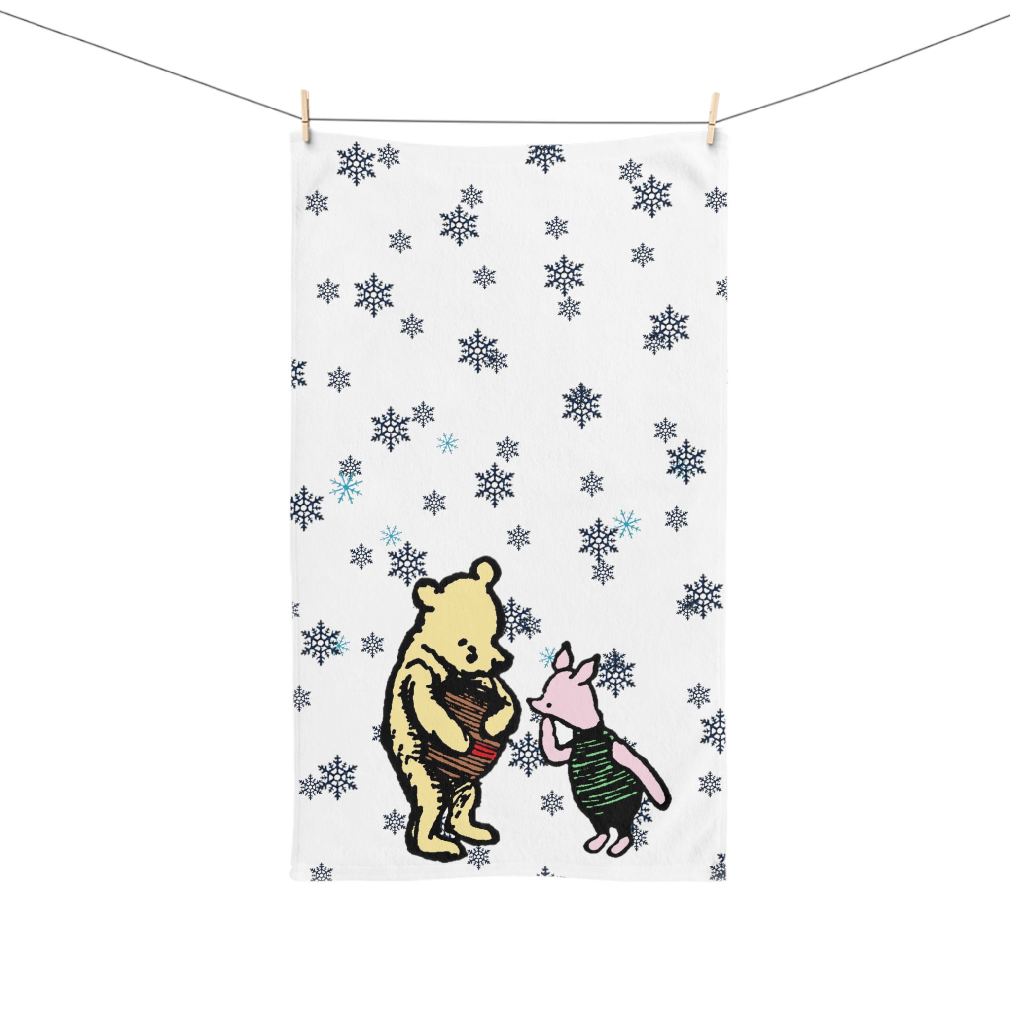 Classic Winnie the Pooh and Piglet Hand Towel Kitchen or Baby - Etsy ...