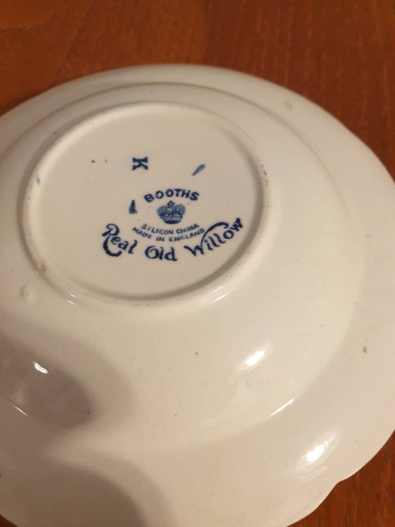 Booths Real Old Willow Breakfast Saucer - Etsy