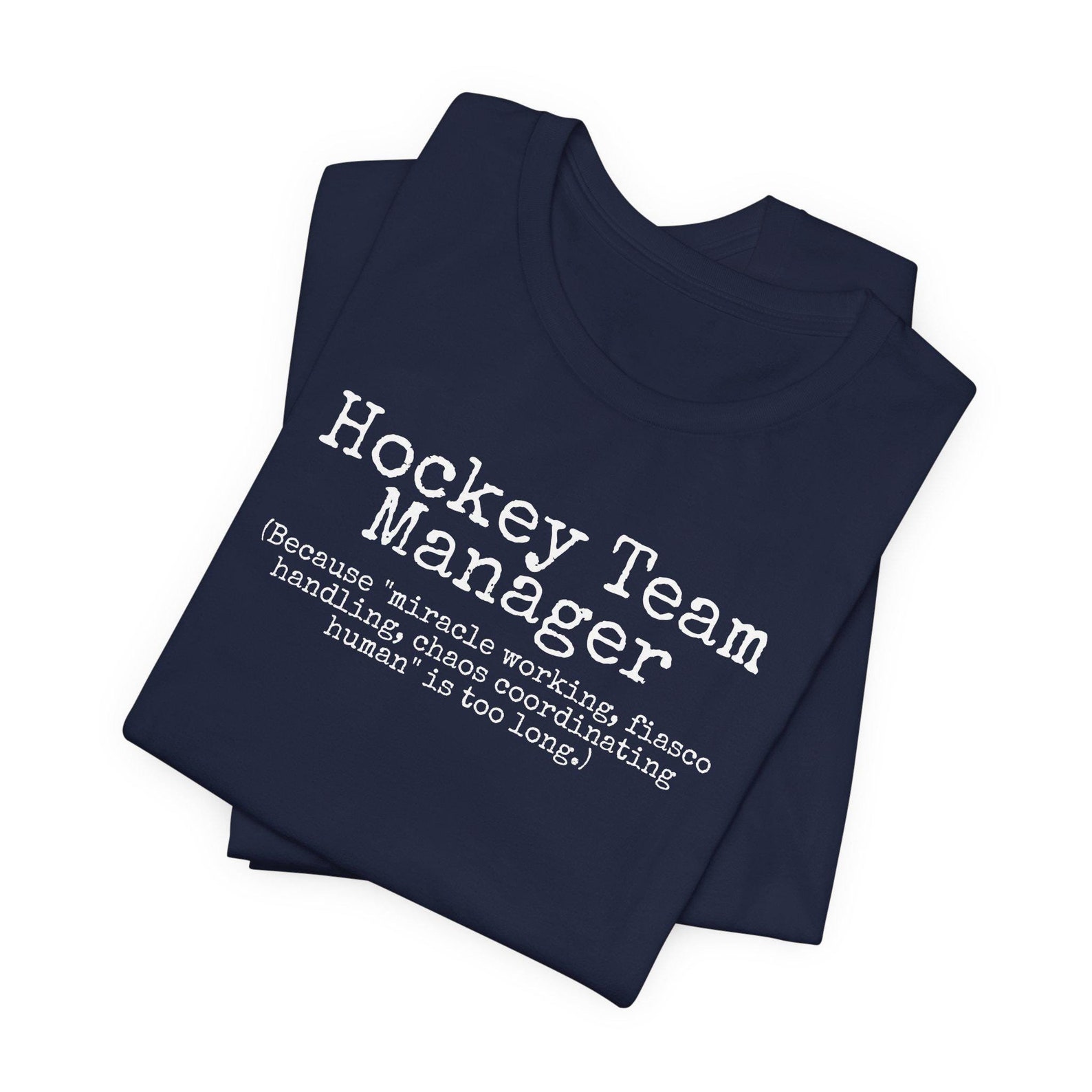 Ice Hockey Team Manager Shirt | Funny Christmas Banquet End of Year ...