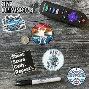 RINK RAT Ice HOCKEY Vinyl Sticker | Player Team Tournament Favors ...