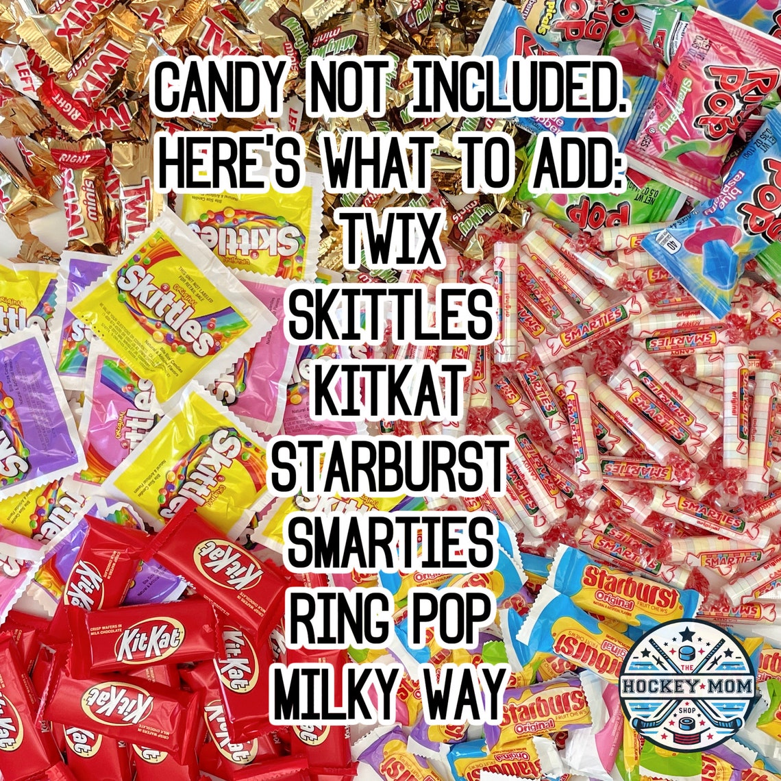 Printable ICE HOCKEY Candy Survival Kit Cards Hockey Player Gift ...