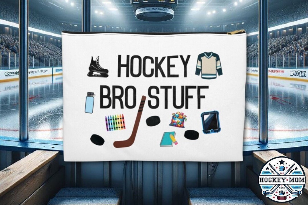 HOCKEY BRO STUFF Survival Kit Zipper Pouch Bag | Ice Hockey Game ...