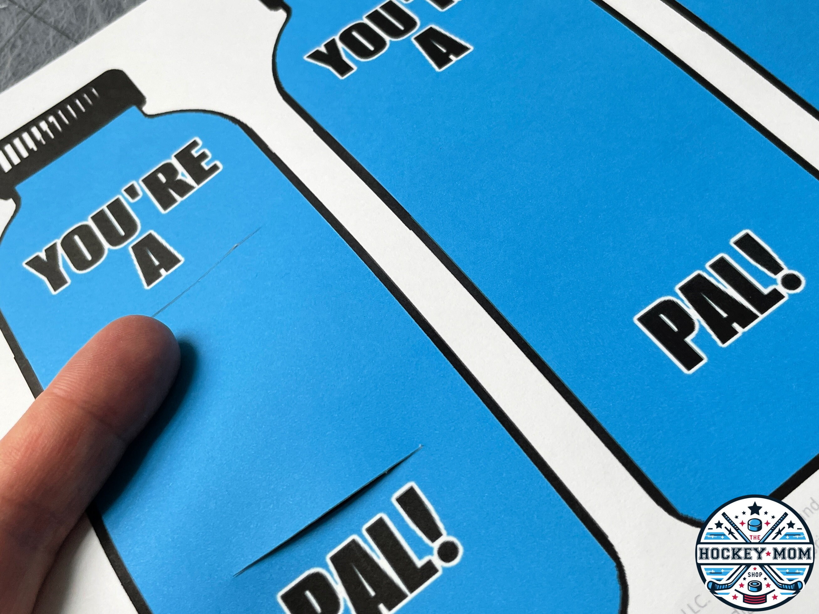 Printable Hydration Drink Packet Bottle Valentines Hockey Team ...