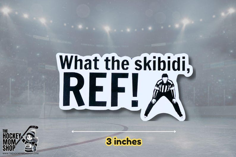 Hockey Brain Rot Sticker Pack Rizz Rizzler 67 Skibidi Vinyl Stickers ...