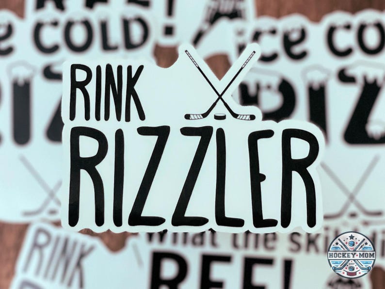 RINK RIZZLER Ice HOCKEY Vinyl Sticker | Player Team Tournament | Funny ...