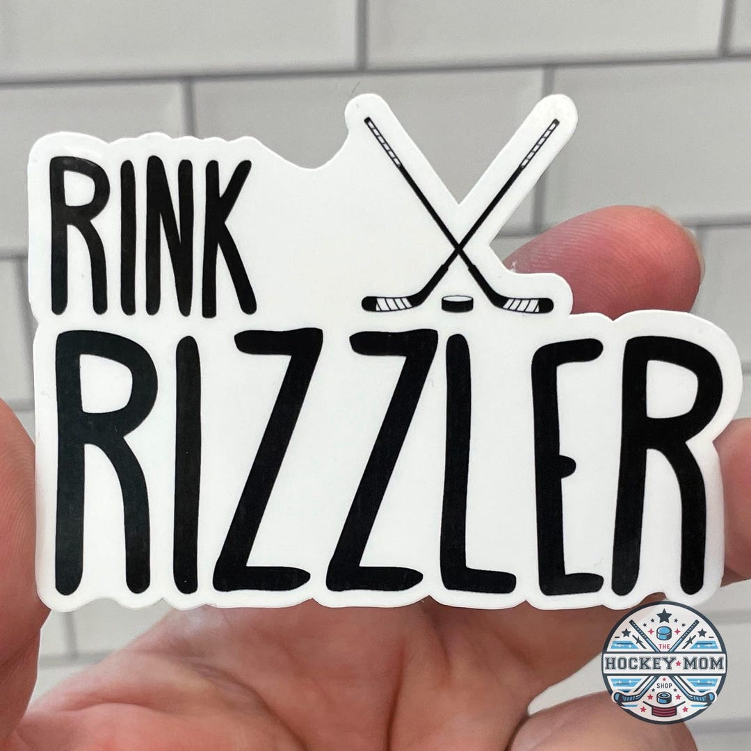 RINK RIZZLER Ice HOCKEY Vinyl Sticker | Player Team Tournament | Funny ...