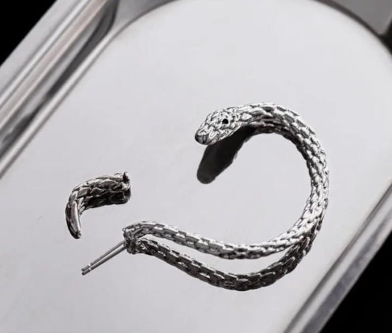 Snake Cartilage Gold Conch Serpent Earring Snake Ear Climber - Etsy