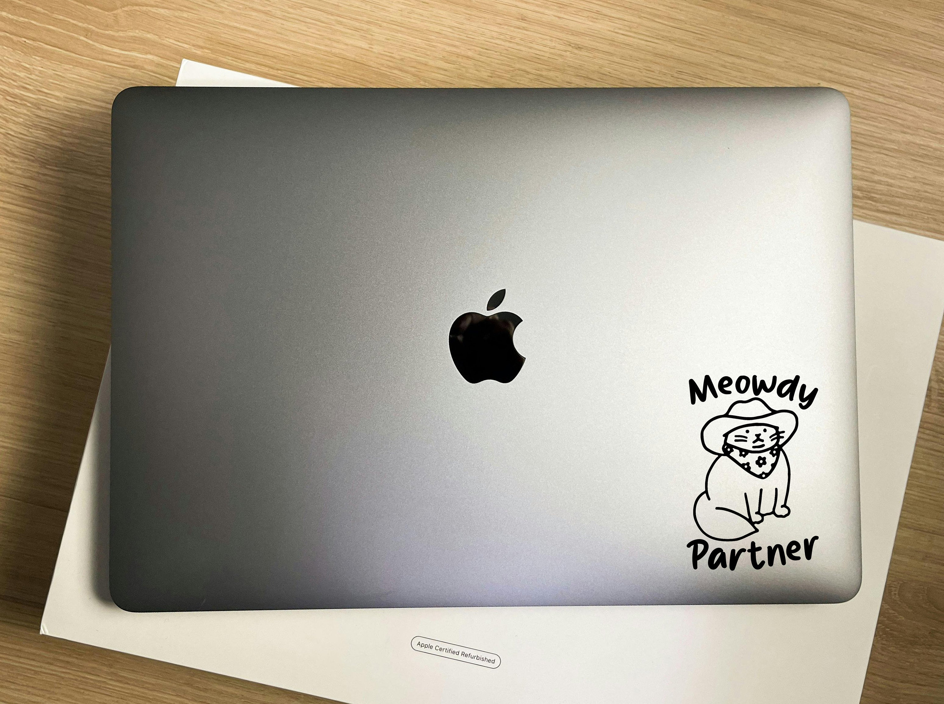 Meowdy Partner Decal Funny, Meme Car Decal for Vehicles, Laptops, Truck ...