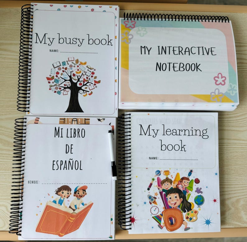 My Learning Book - Etsy