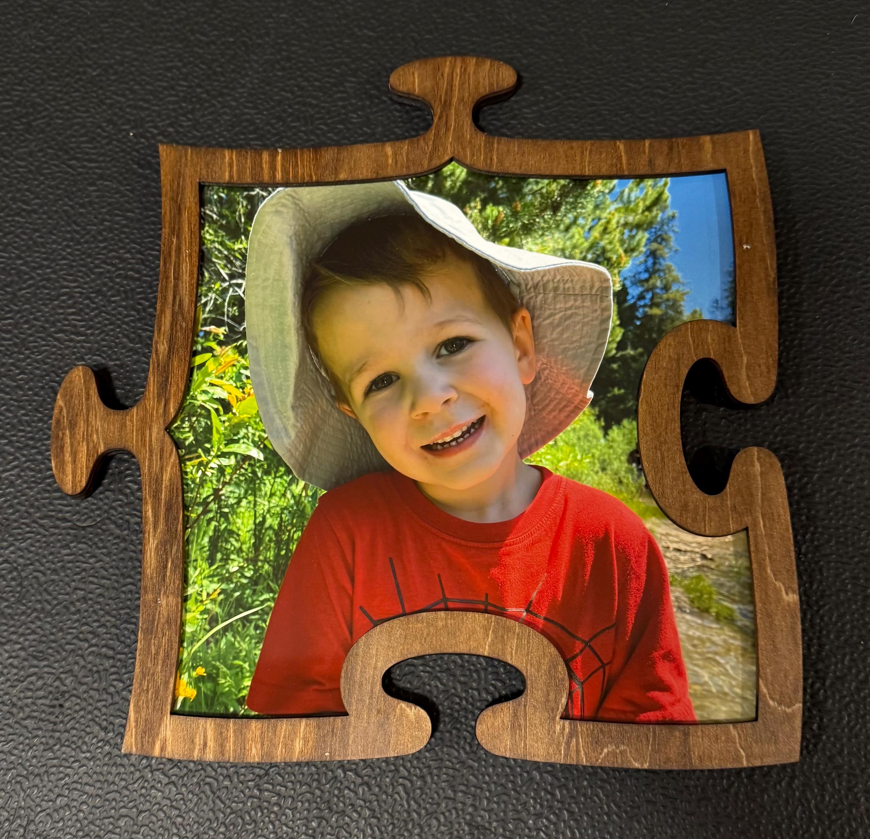 Puzzle Piece Picture Frame - Etsy