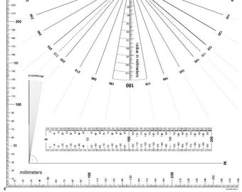 Protractor Print Out For Clinometer