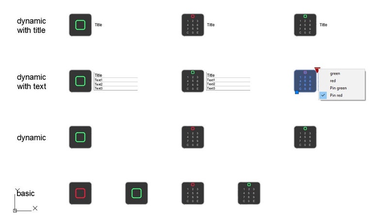 CAD Dwg Blocks / Dynamic Blocks Card Reader (Download Now) - Etsy