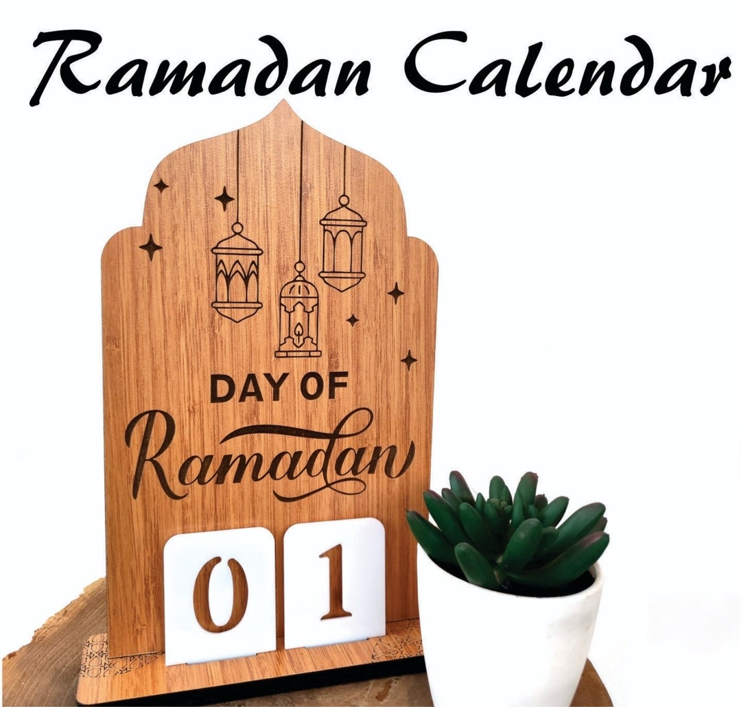 Ramadan Calendar Laser Cut Digital File - Etsy