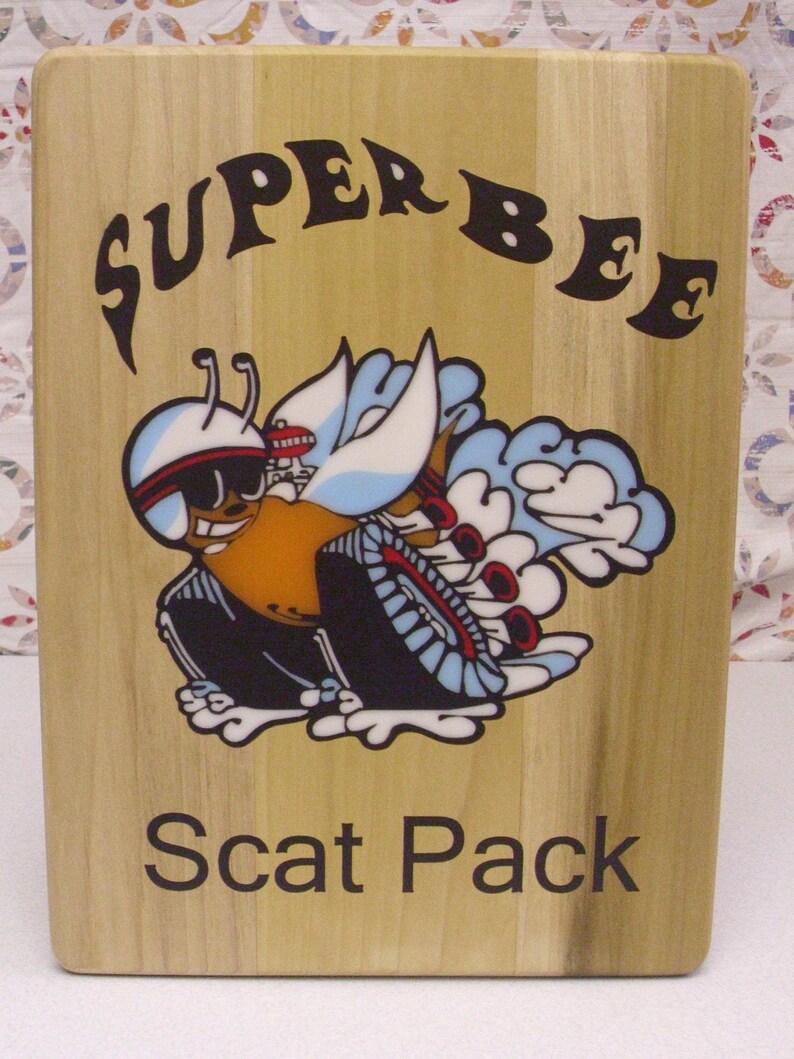 Superbee Scat Pack Epoxy Resin Inlay - Etsy
