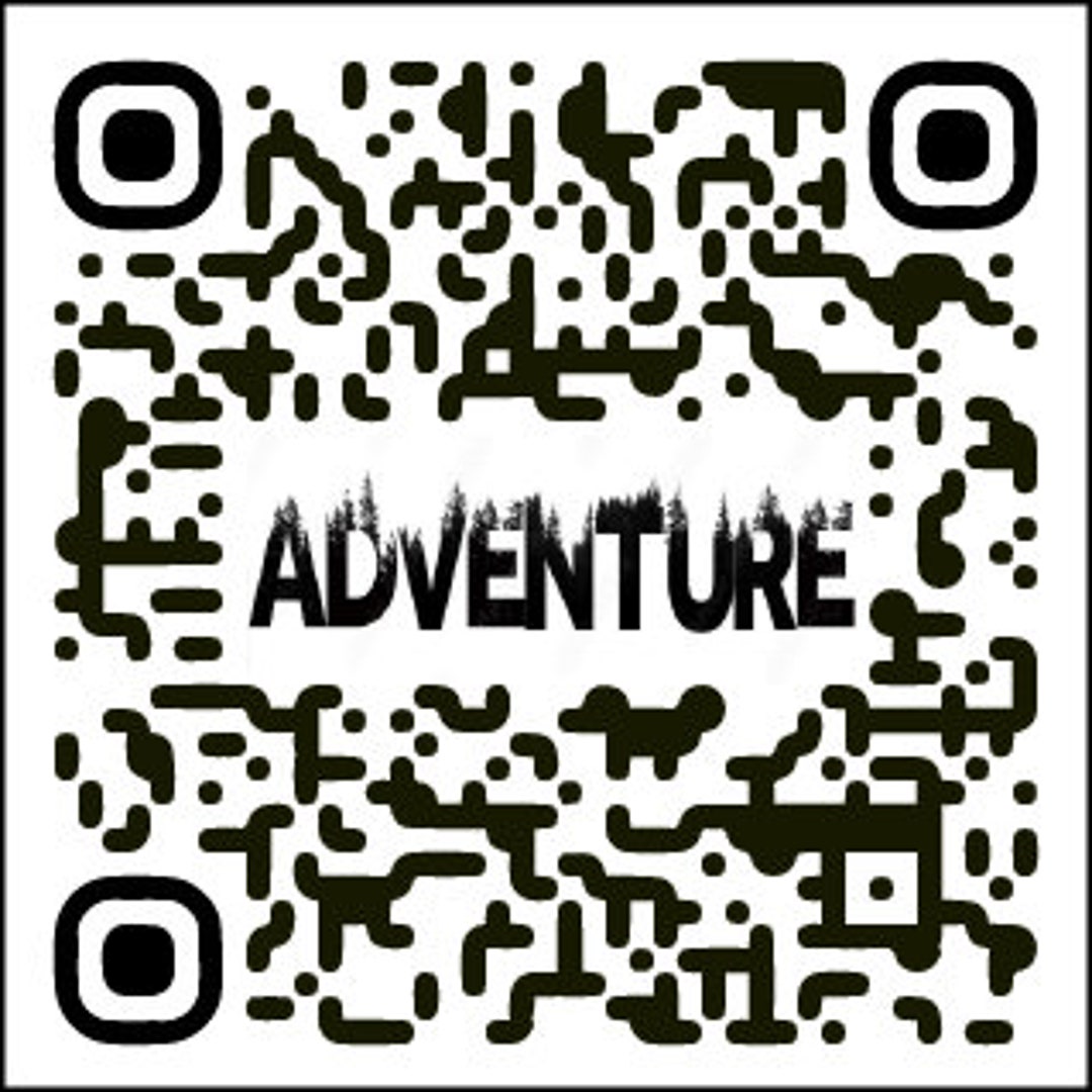 Custom QR Code With Text - Etsy