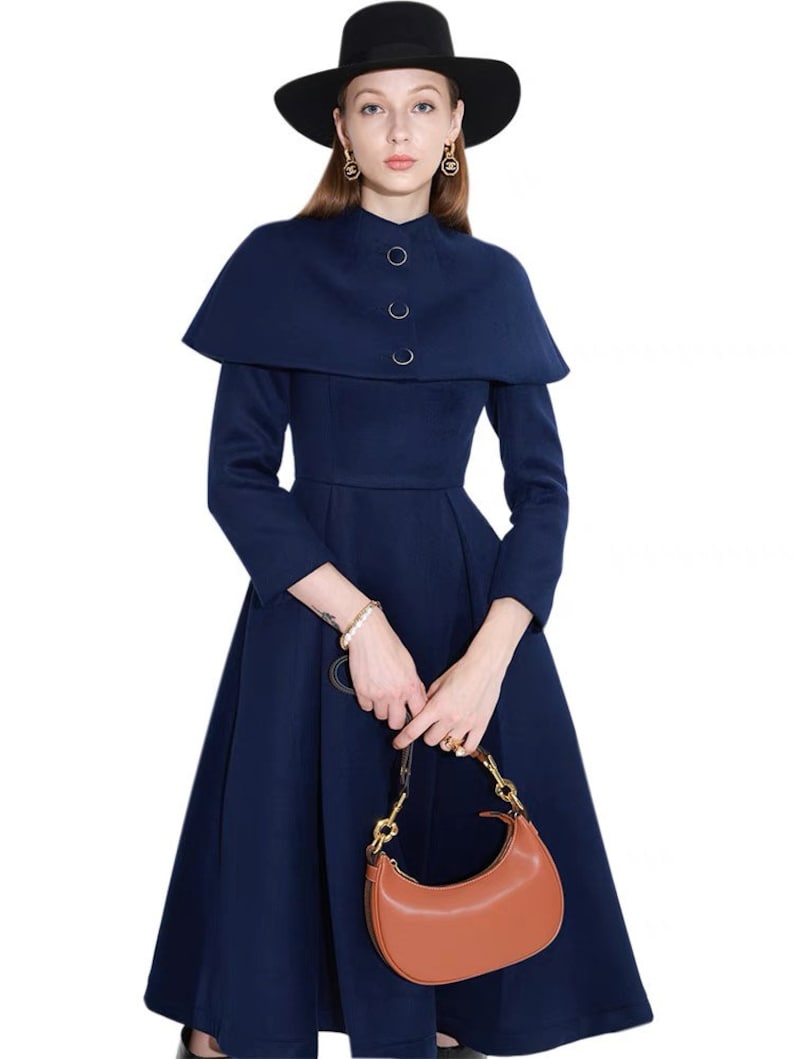 High Quality French Fashion Classic Style Dress With Removable Cloak ...
