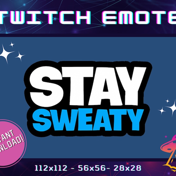 Twitch Emote Sweat - Etsy