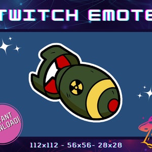 Nuke Twitch Emote Youtube Emote Discord Emote Community Emote Streamer ...