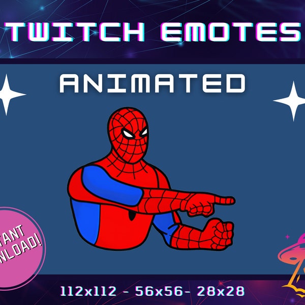 Spiderman Emotes - Etsy