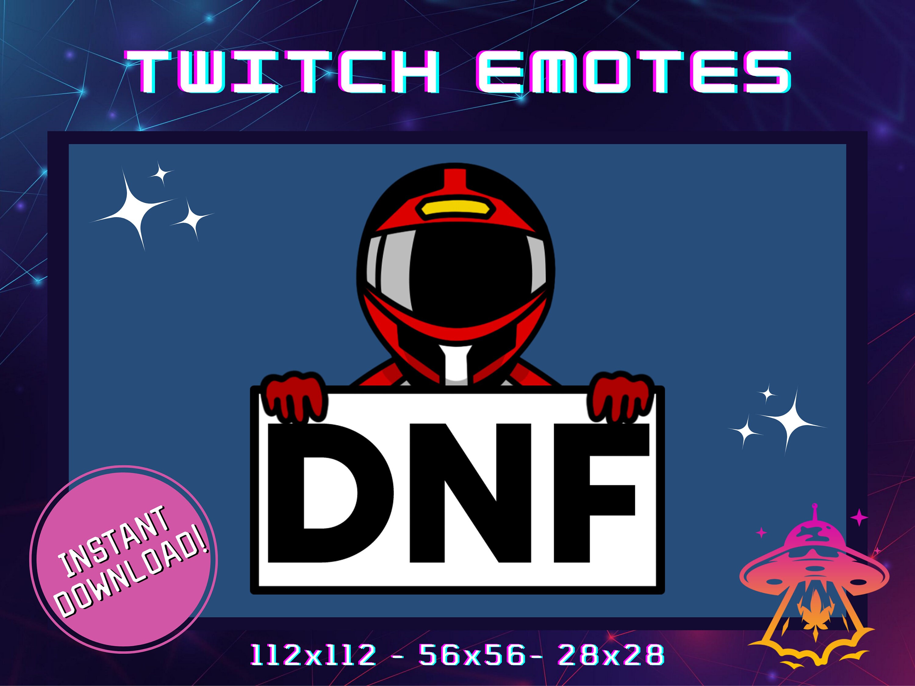DNF Racing Twitch Emote Youtube Emote Discord Emote Community Emote Streamer Emote Racing ...