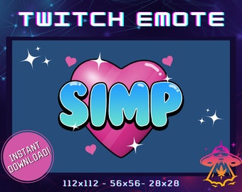 Twitch Emote SIMP ALERT - Etsy