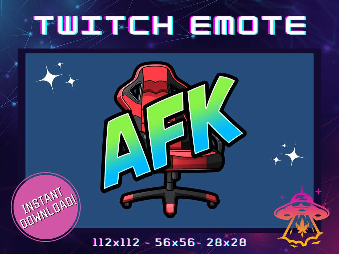 AFK Gaming Chair Twitch Emote Youtube Emote Discord Emote Community ...