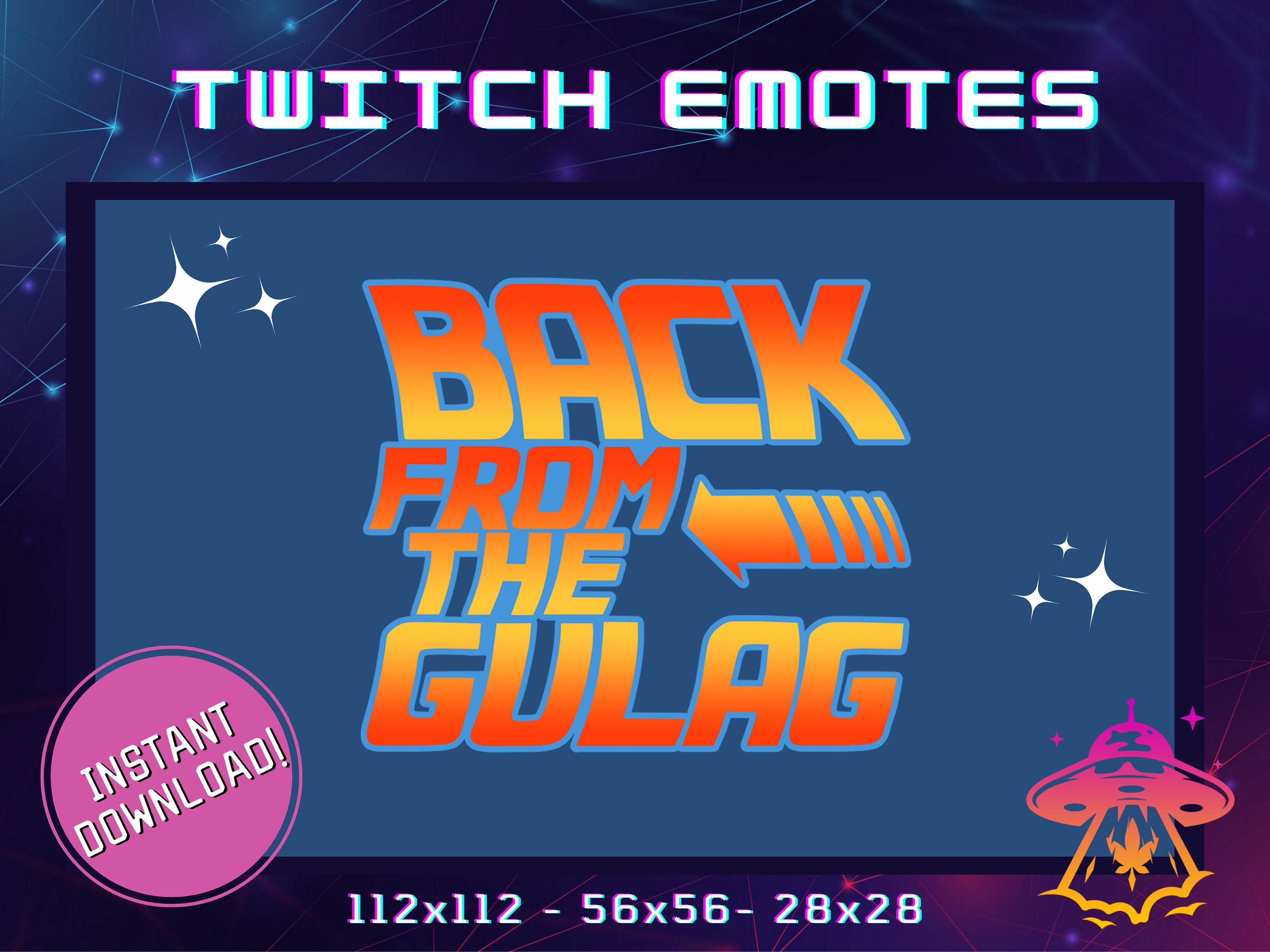 Back From the Gulag Twitch Emote Warzone Emote Call of Duty Emote ...
