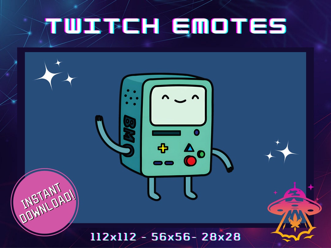 BMO Twitch Emote Youtube Emote Discord Emote Community Emote Streamer ...