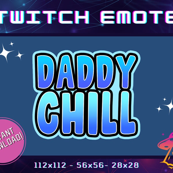 Daddy Chill Emote Animated - Etsy