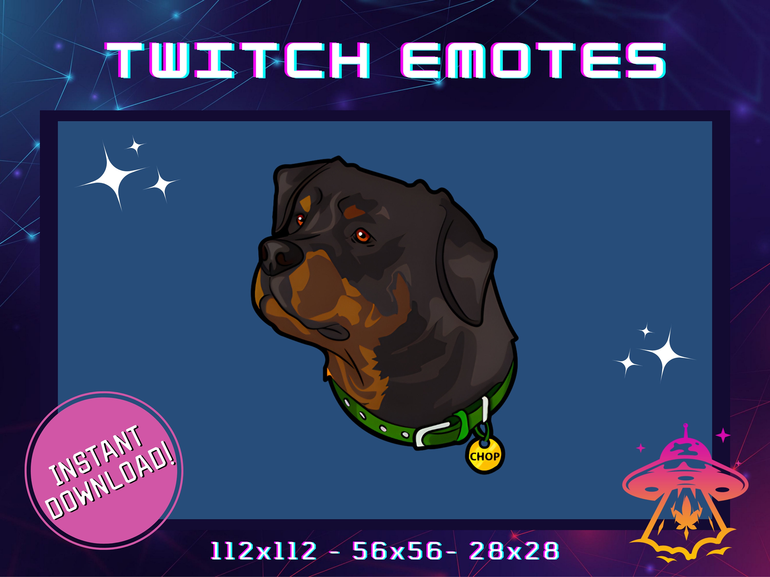 Chop Dog GTA Twitch Emote Youtube Emote Discord Emote Community Emote ...