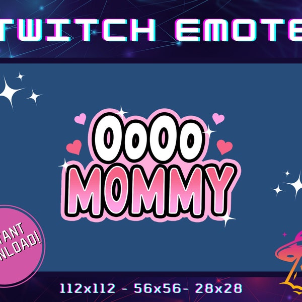 Twitch Emotes Mommy - Etsy