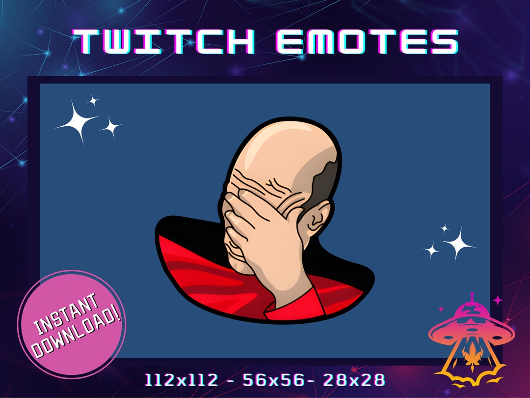 Face Palm Twitch Emote Youtube Emote Discord Emote Star Emote Streamer ...