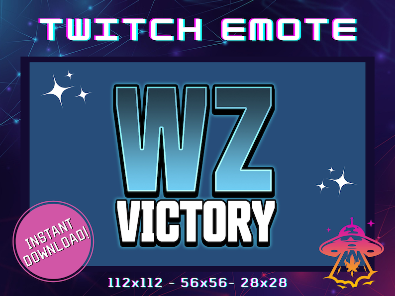 Warzone Victory Twitch Emote Warzone Emote Call of Duty Emote Streamer ...