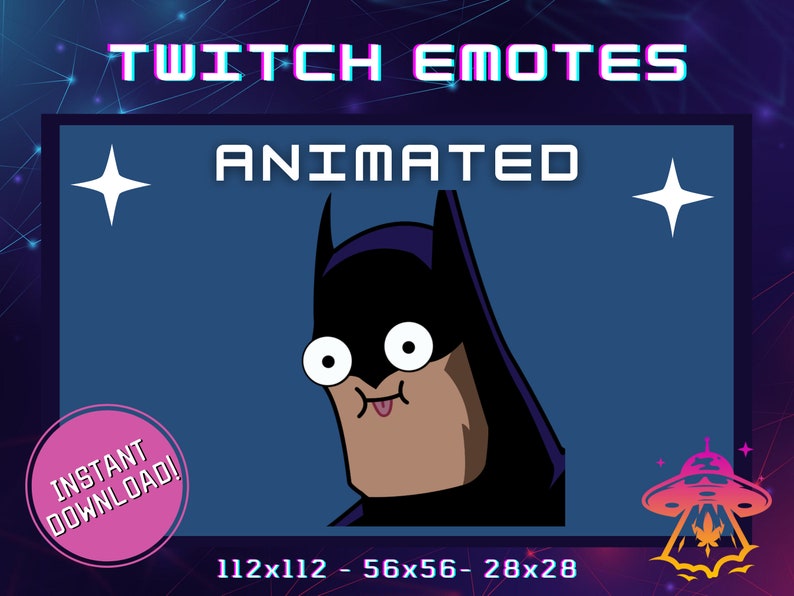 Animated Batman Tongue Meme Twitch Emote Youtube Emote Discord Emote ...