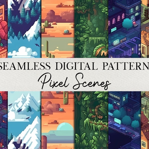 Pixel Paper Prints - Etsy