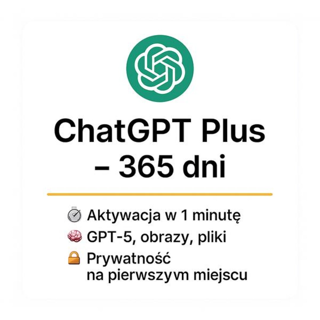 Chatgpt Plus – 365 Days | GPT-5 Sora Image Generation File Analysis ...