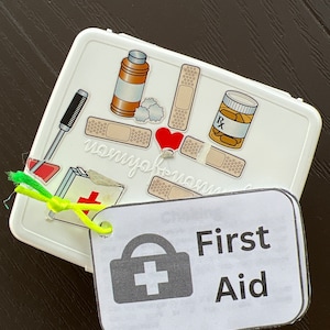 Girl Scouts First Aid Kit Cards - Badge Meeting Activity - Instant ...