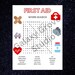 Girl Scouts Brownie First Aid Bundle - Coloring Page - Badge Activity ...