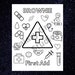 Girl Scouts Brownie First Aid Coloring Page - Troop Meeting Activity ...