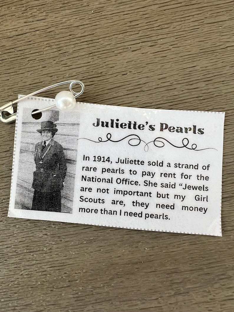 SWAPS - Juliette Gordon Low Pearl - Girl Scout - Instant Download ...