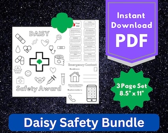 Girl Scouts Brownie First Aid Coloring Page Troop Meeting Activity ...