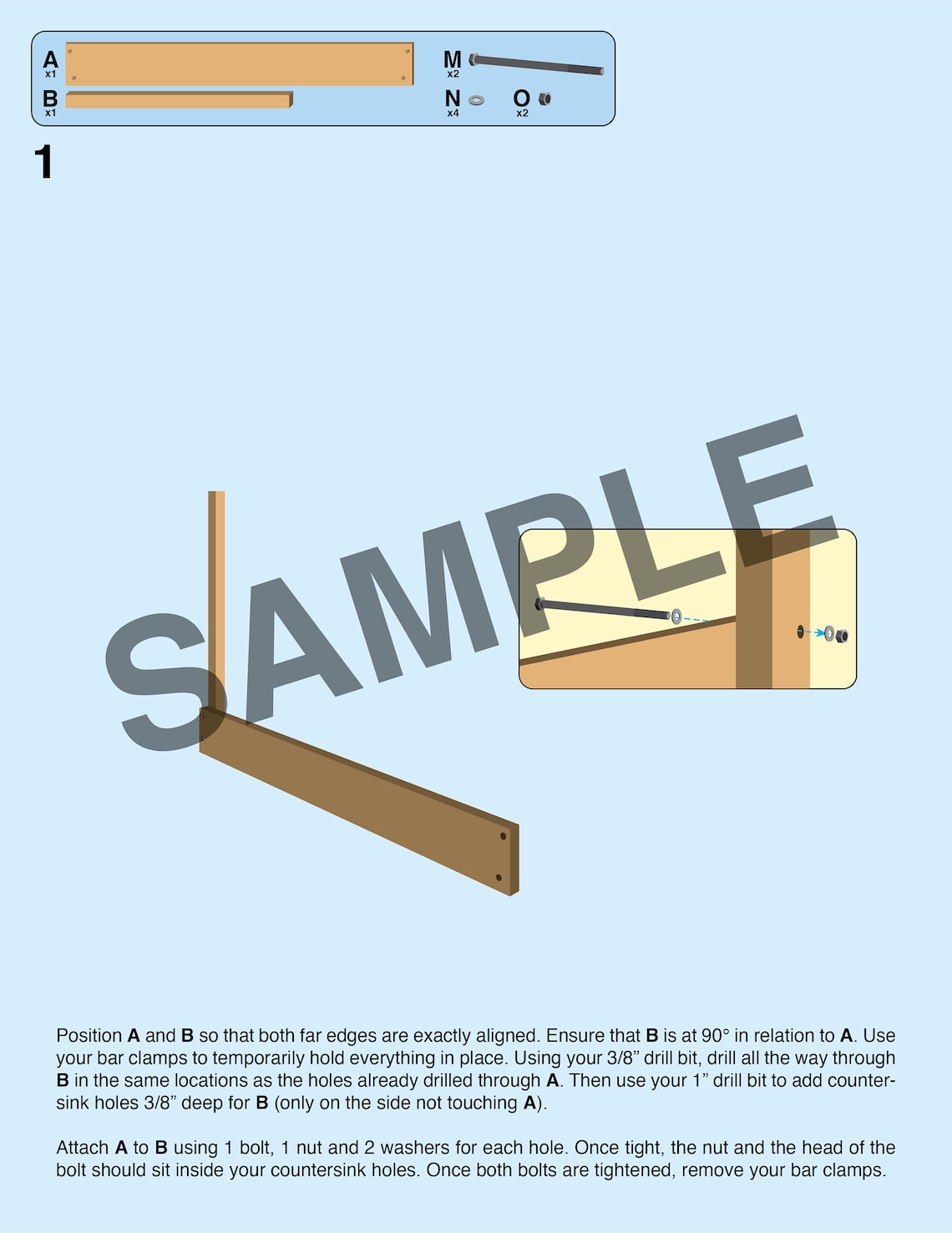 DIY Step-by-step Building Instructions in 40 Steps for Large Sandbox ...