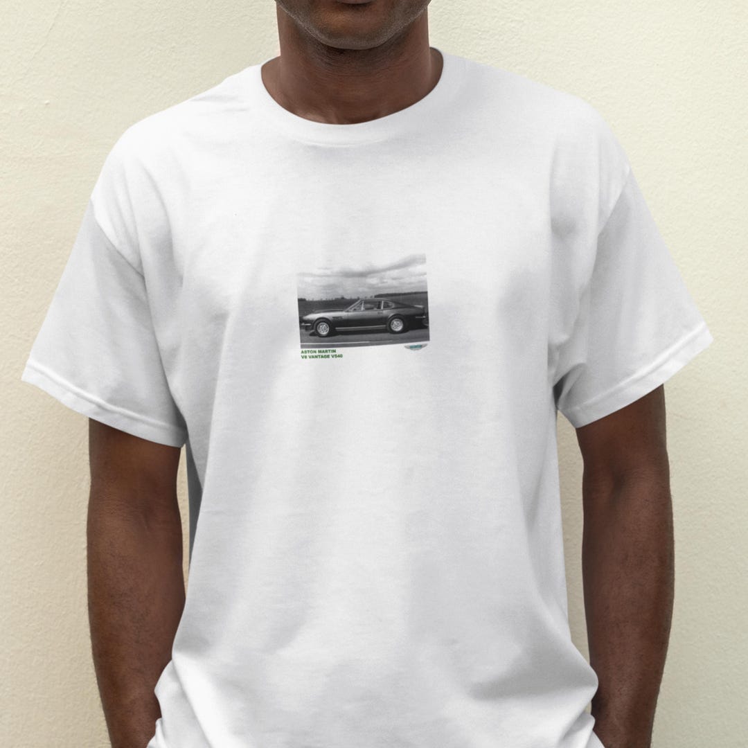 Aston Martin V8 Vantage V540 Graphic Tee, Retro Car Shirt, Vintage Car ...