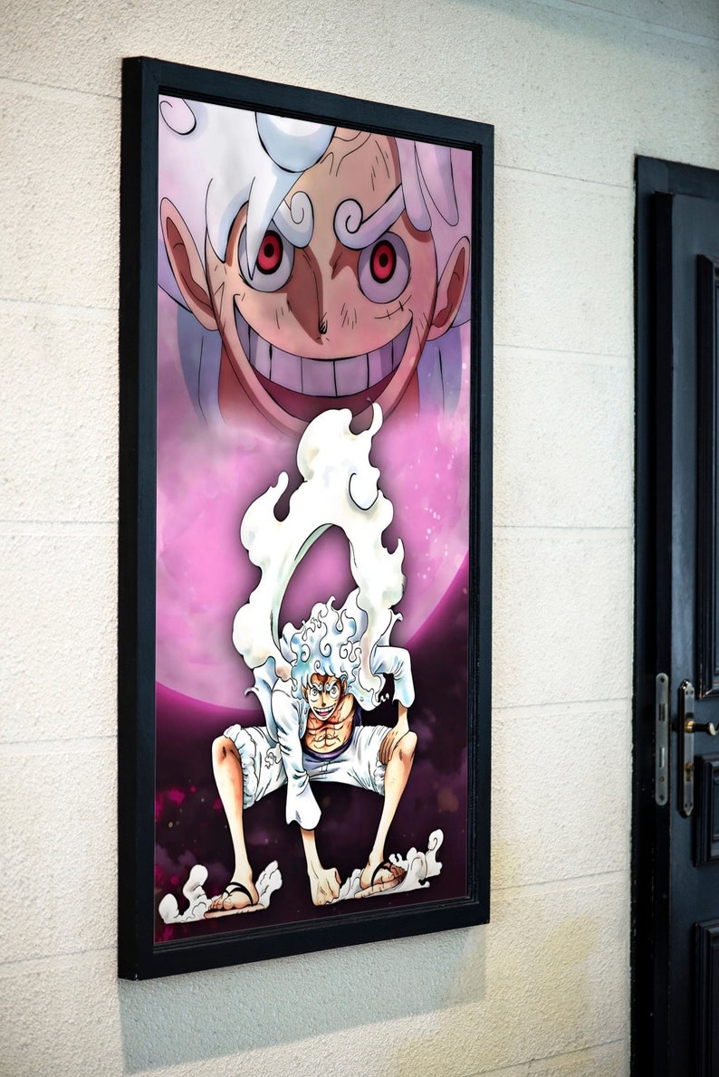 One Piece Luffy Gear 5 Luffy Anime Wall Art Home Decor - Etsy
