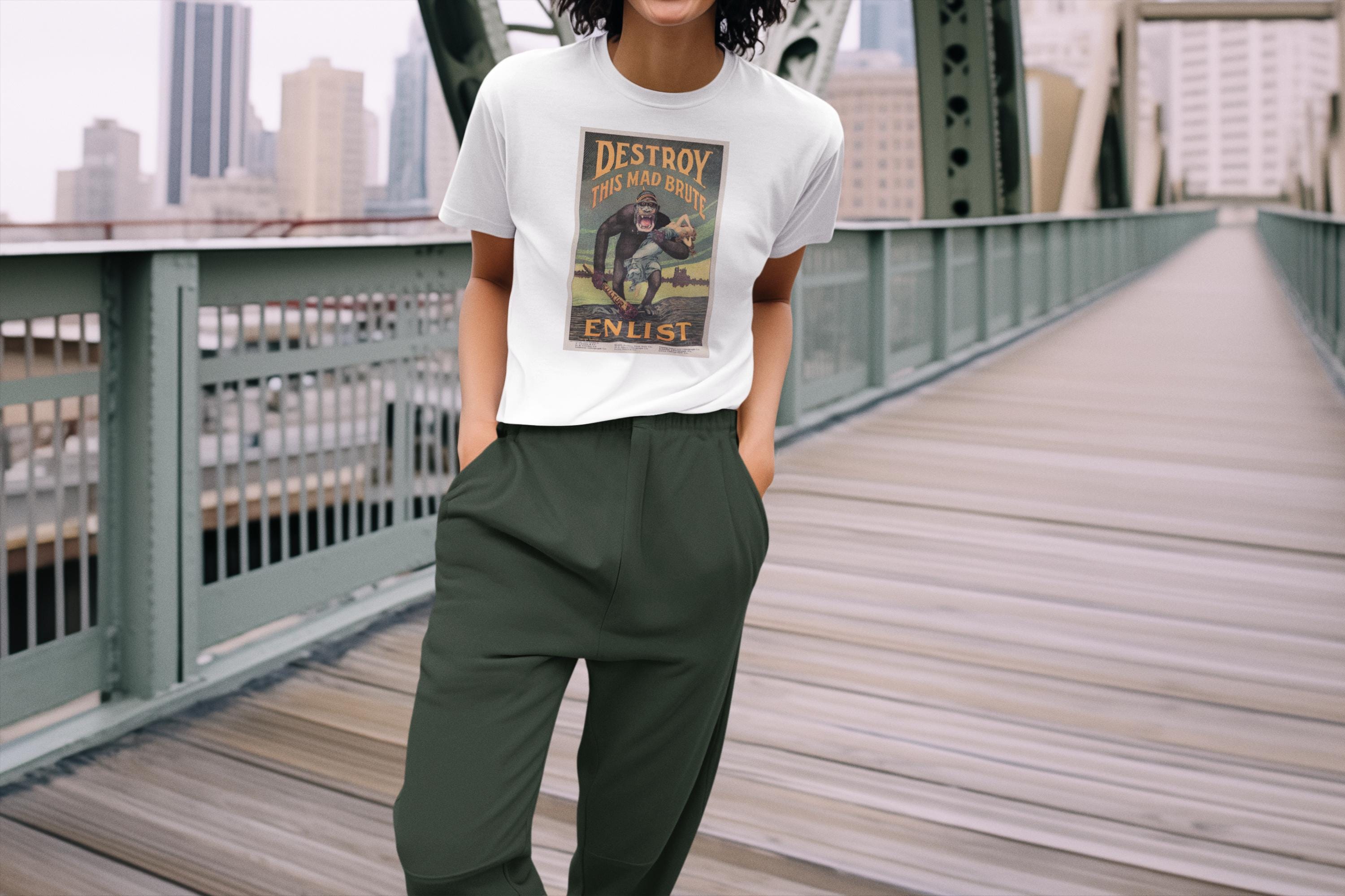 King Kong T-shirt: Harry Ryle Hopps Vintage Poster Art Tee - Etsy