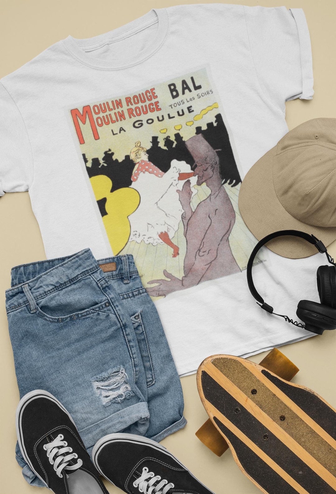 Henri De Toulouse-lautrec Moulin Rouge "la Goulue" Unisex T-shirt ...