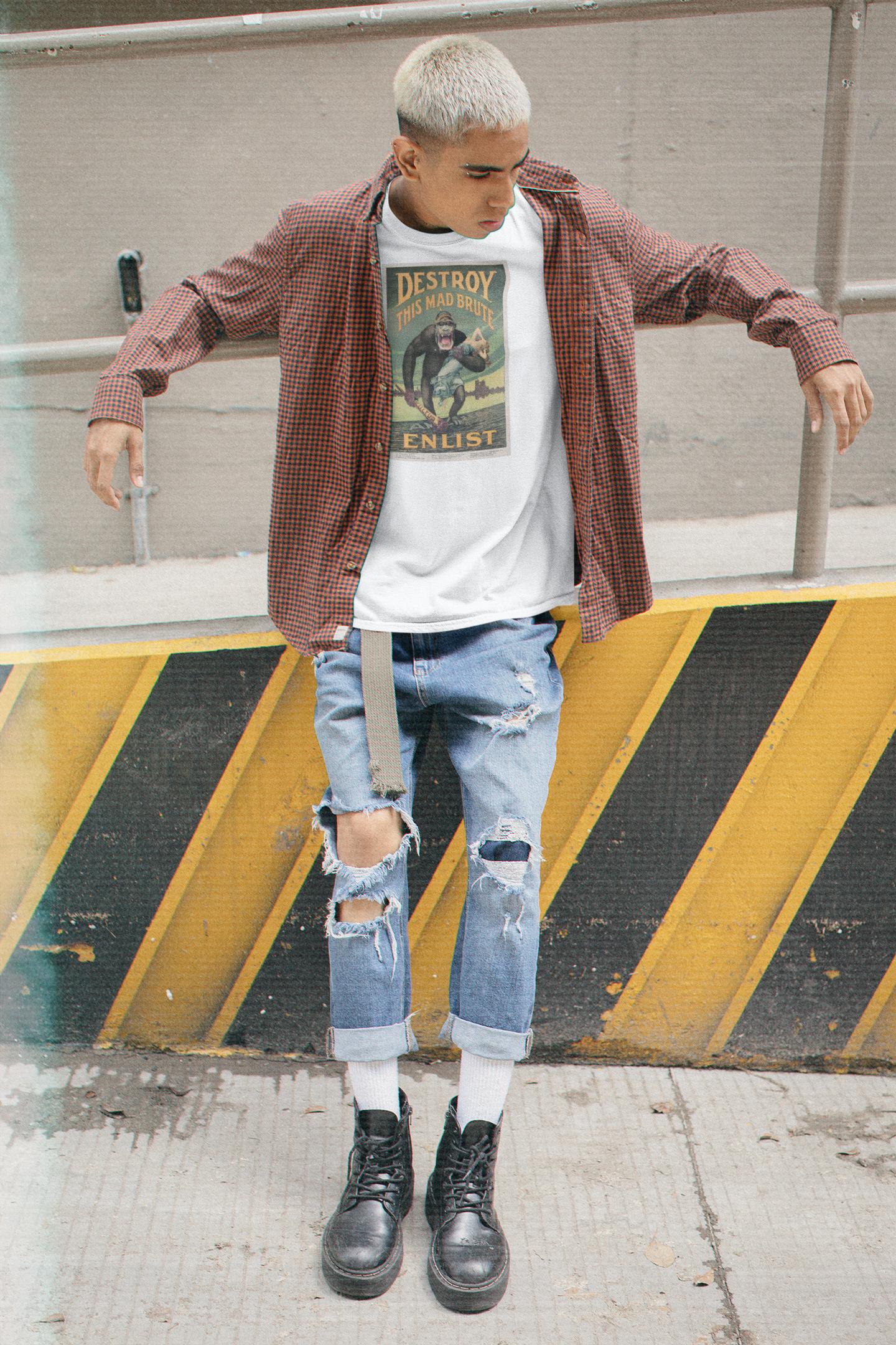 King Kong T-shirt: Harry Ryle Hopps Vintage Poster Art Tee - Etsy